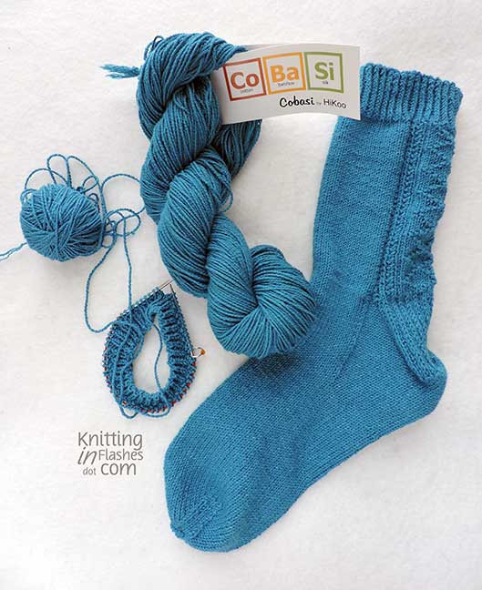 New to me yarn | Knitting In Flashes