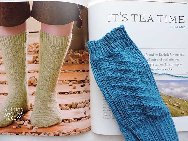 New to me yarn | Knitting In Flashes